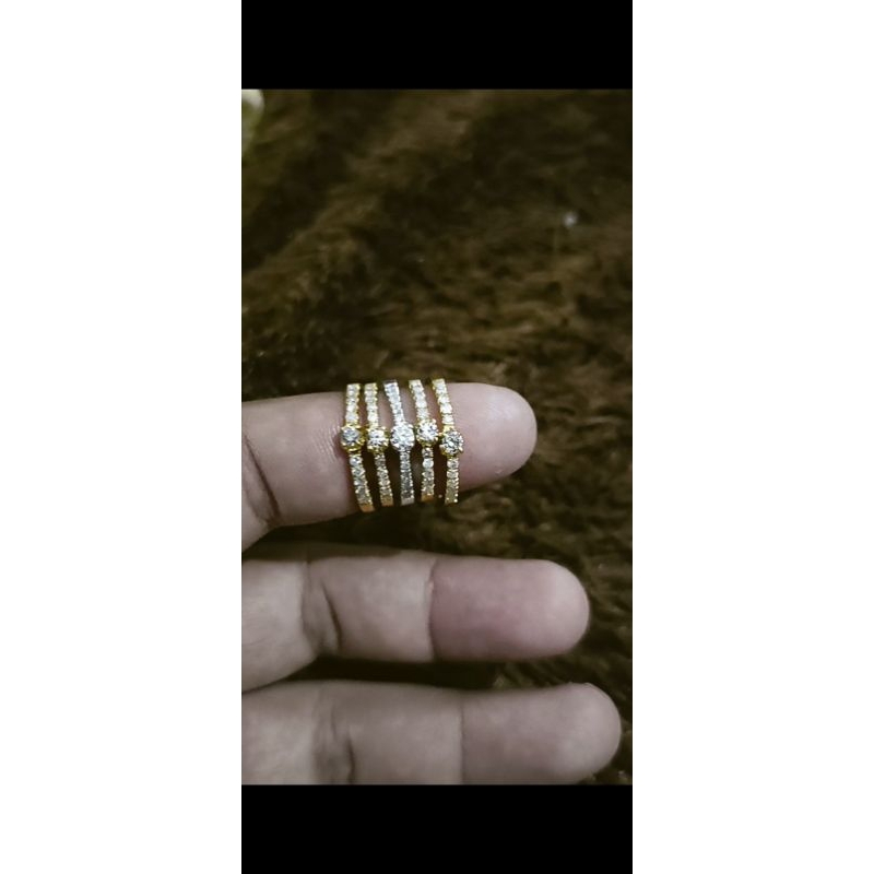 Jual ring emas mata utama berlian eropa | Shopee Indonesia