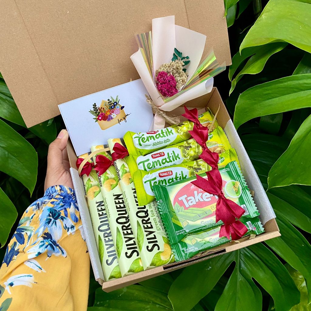 Jual Hampers Snack Box Matcha Greentea Hadiah Wisuda Sidang Ulang Tahun ...