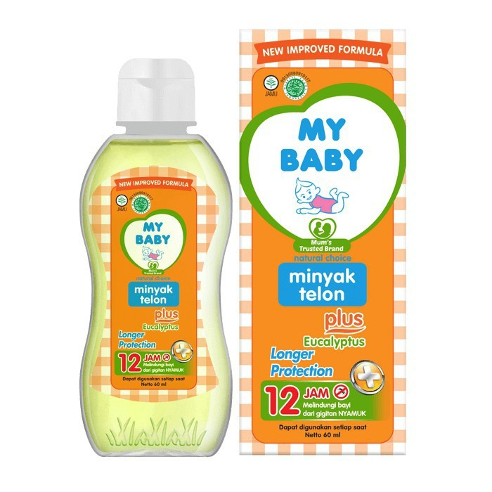 Jual Minyak Telon My baby Plus Kuning 12 Hours 60ML | Shopee Indonesia