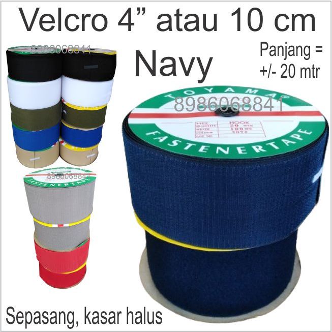 Jual Perekat Velcro Magic Tape Kretekan 4" atau 10cm ROLL | Shopee ...