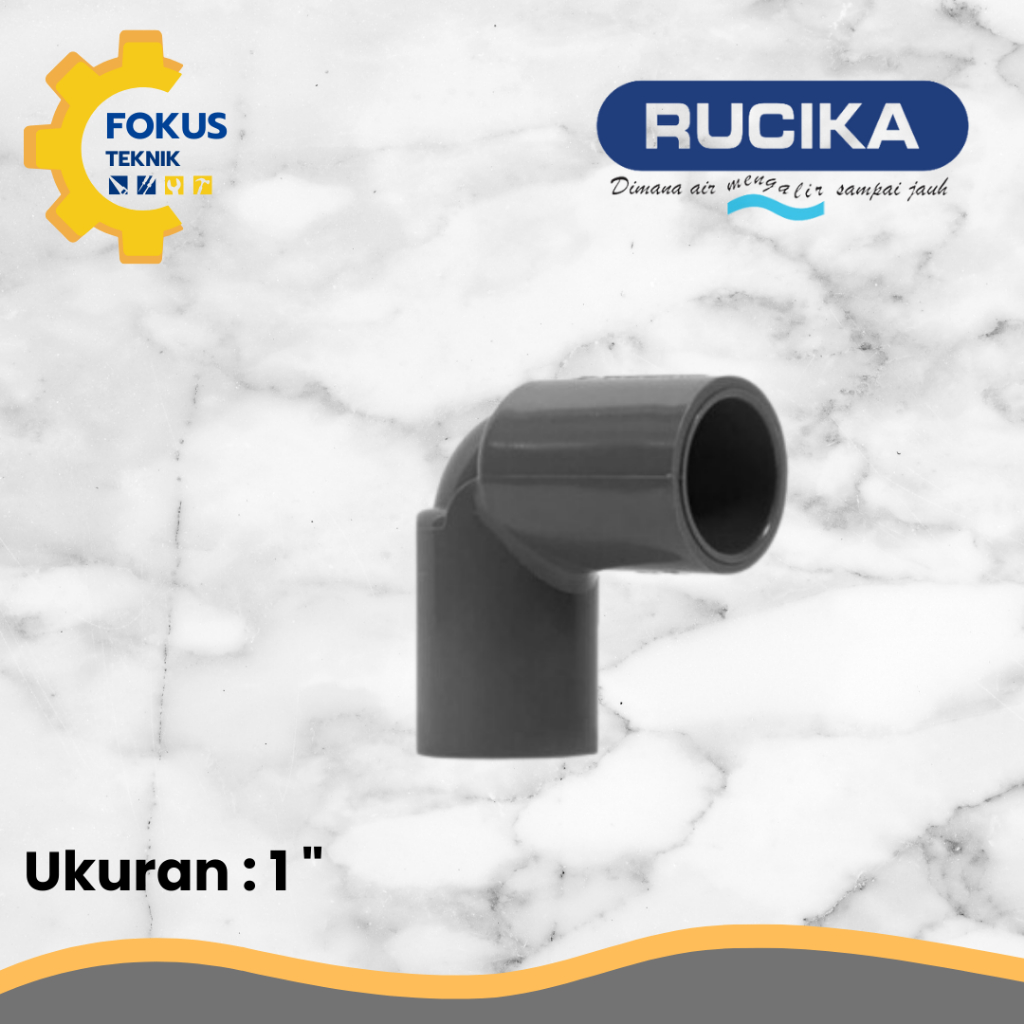 Jual Sambungan Pipa Fitting PVC Knee Knie AW 1" Elbow AW 1" RUCIKA | Shopee Indonesia