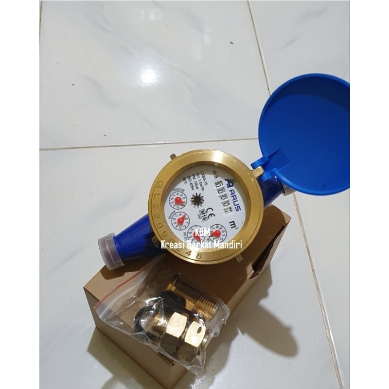 Jual METERAN AIR 1/2" INCH ARUS LXSG-15 DN15 MM | Shopee Indonesia