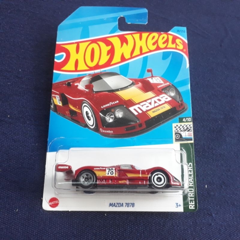 Jual Diecast Hot Wheels HW Retro Racers Mazda 787B Good Year Merah ...