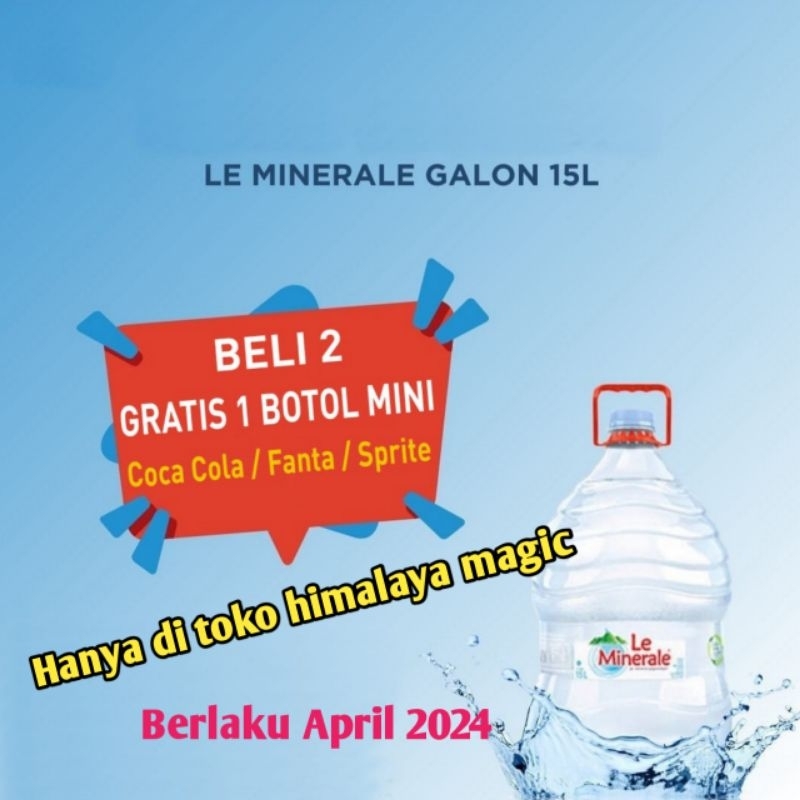 Jual Le Minerale Galon 15 Liter | Shopee Indonesia
