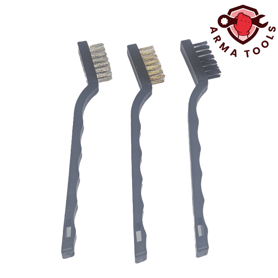 Jual Sikat Kawat 7" Set 3 pcs Freed Tools Nylon Stainless Kuningan ...