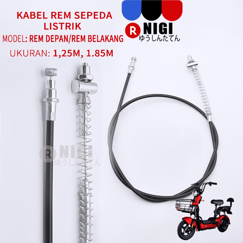 Jual NIGI Tali Rem Sepeda Listrik Depan Belakang E-Bike Sparepart ...