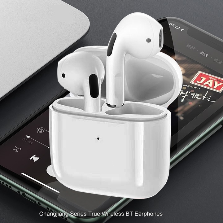 Jual (COD)headset bluetooth TWS Pro4 minibest 100% earphone headset ...