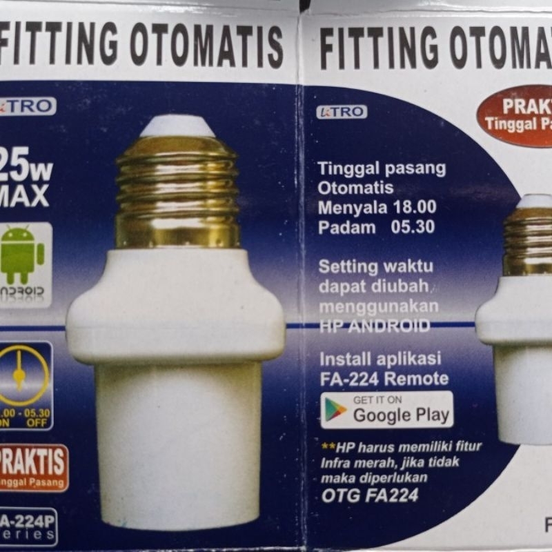 Jual Fitting lampu timer otomatis Jam waktu FA224 | Shopee Indonesia