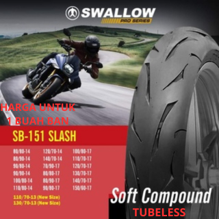 Jual Ban Luar SWALLOW SB-151 SLASH 70/90 , 80/80 , 90/80 , 100/80 RING ...