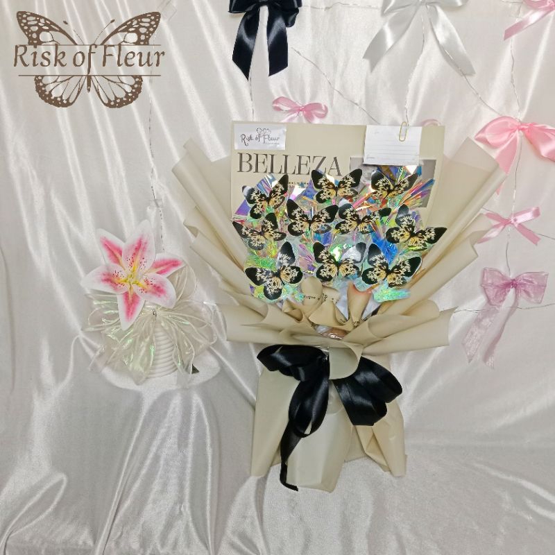 Jual Buket Kupu Kupu | Butterfly Bouquet | Buket LED | Buket Pinterest ...