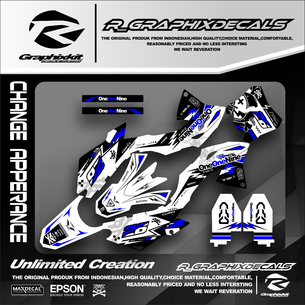 Jual 0685 sticker decal fullbody klx bf bebas reques | Shopee Indonesia