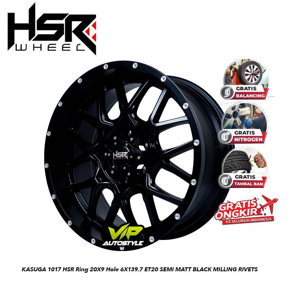 Jual Velg Mobil Ring 20 6x139,7 Untuk Pajero Fortuner Hilux DC Juke Xtrail HSR KASUGA R20 - Toko ...