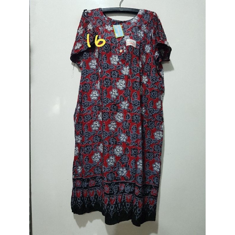 Jual YULI - DASTER KENCANA UNGU CETAK 46 JUMBO LD 140 PB 110 CM BATIK ...
