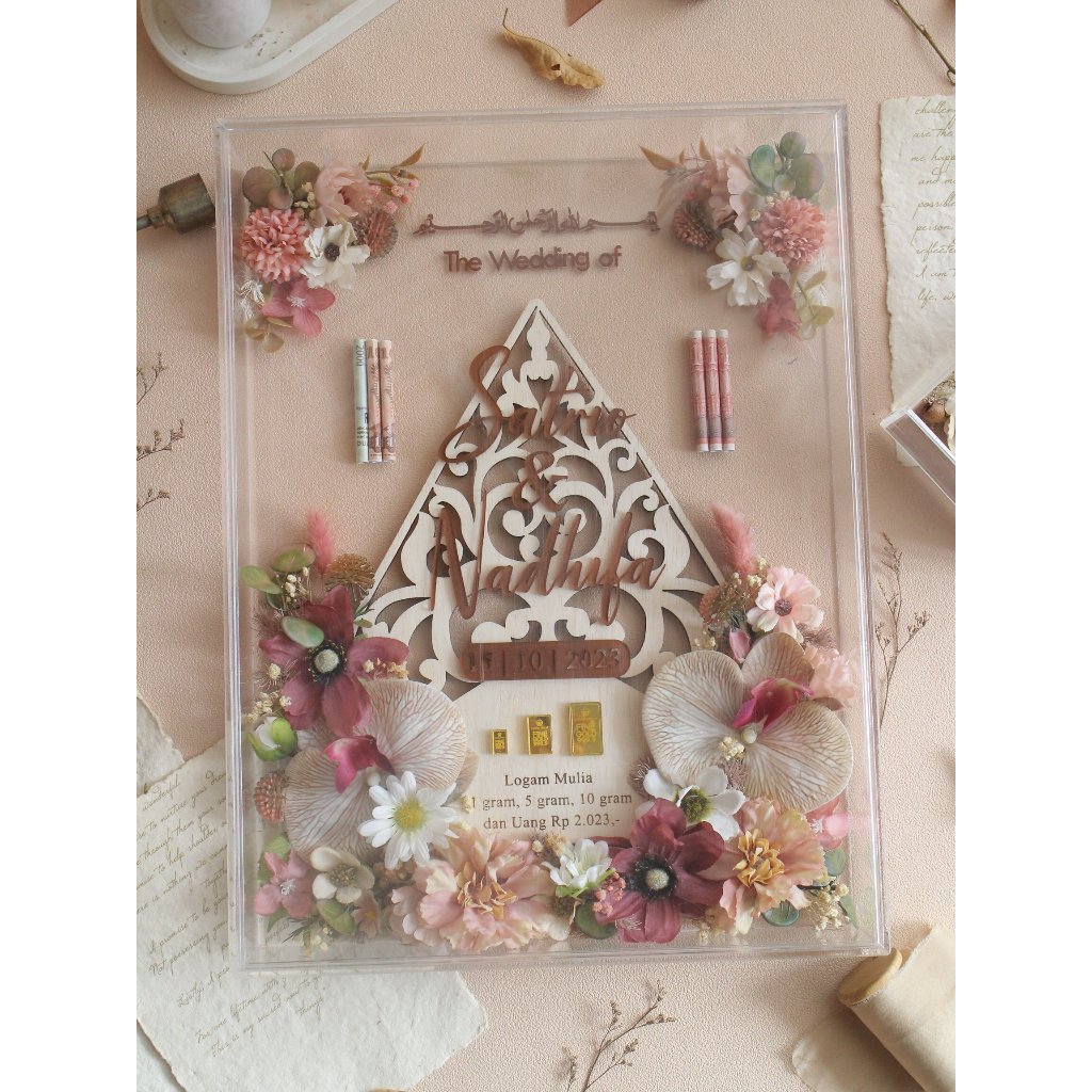 Jual Mahar Pernikahan - Tipe Dasiyah Custom Desain dan Warna | Shopee ...