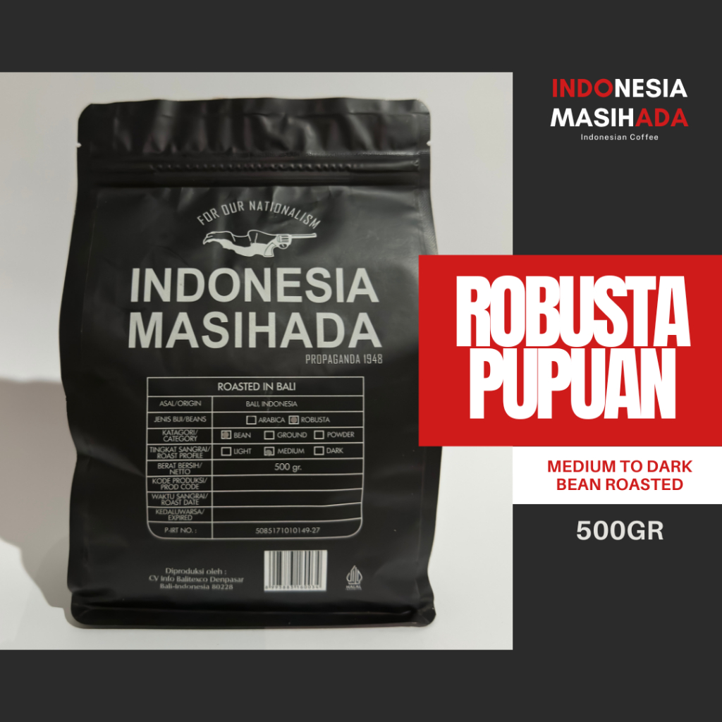 Jual INDONESIA MASIH ADA Kopi Biji Espresso Robusta Pupuan Bali Premium ...