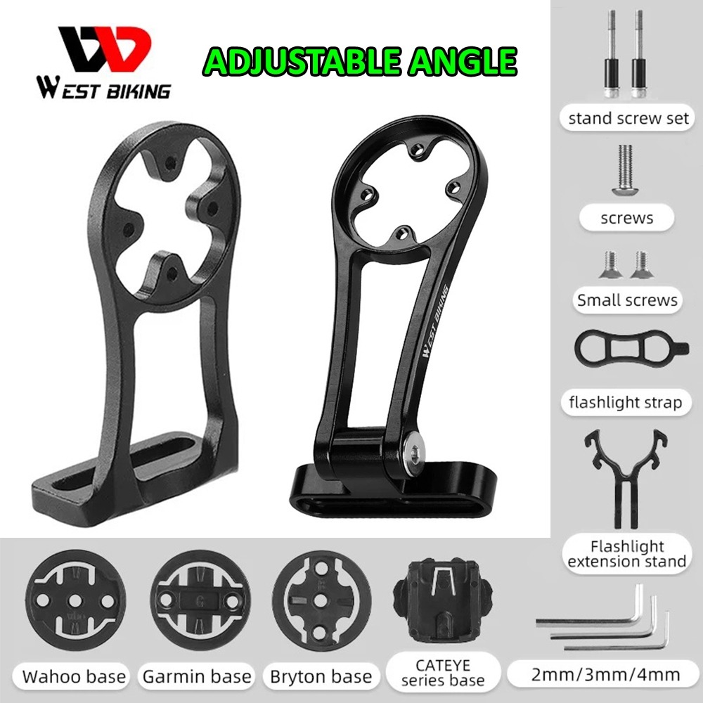 Jual West Biking Mounting Stem Lampu Barfly Mounting GPS Lamp Mounting ...