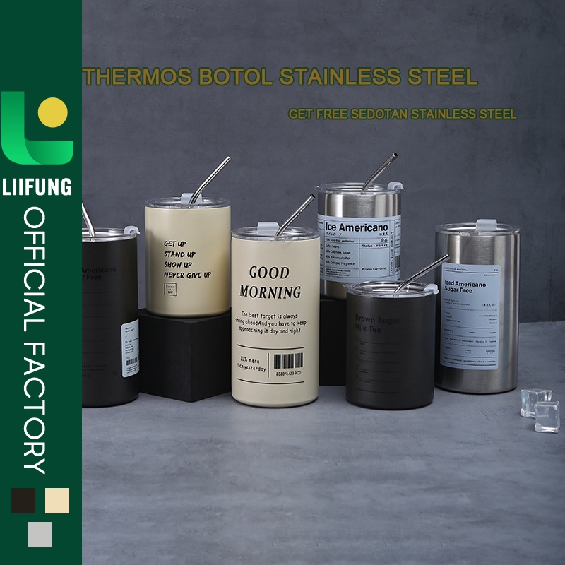 Jual Tumblr Kopi Stainless Steel SUS 304 Kapasitas 360ml & 600ml Tahan ...