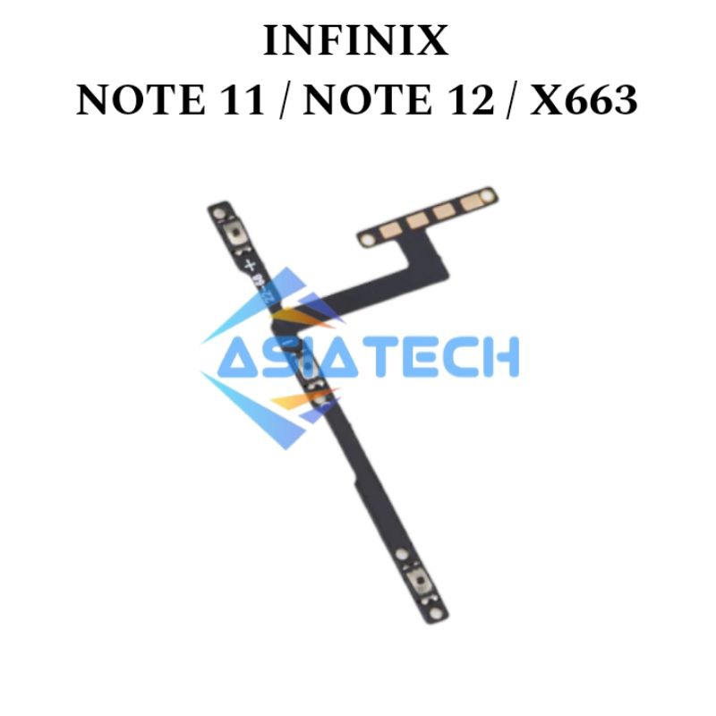 Jual FLEXIBLE ON/OFF+VOL INFINIX NOTE 11/NOTE 12 X663 FLEXIBEL POWER ON ...