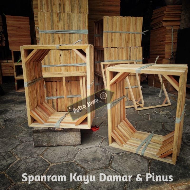 Jual Spanram Kayu Damar Ukuran 50x70cm Untuk Kanvas Lukisan, Baner ...