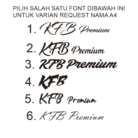 Jual DECAL WATER SLIDE UNTUK BLANK KFB | Shopee Indonesia