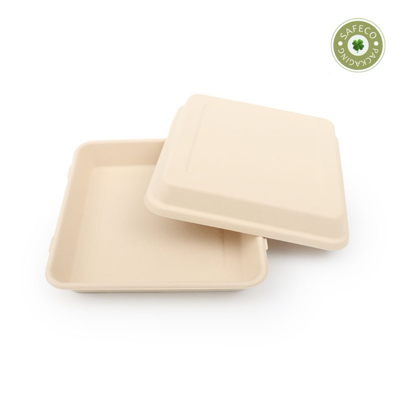 Jual Safeco Bagasse Lunch Box Dus Catering Bento Kotak Kemasan Tempat Makan Katering Packaging ...