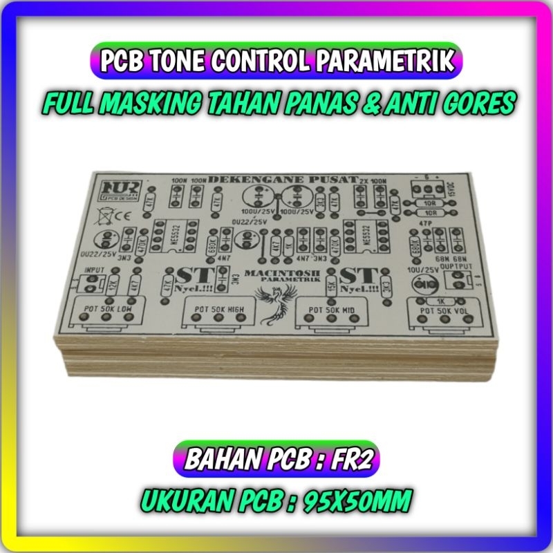 Jual Pcb tone control parametrik mecinthos | Shopee Indonesia