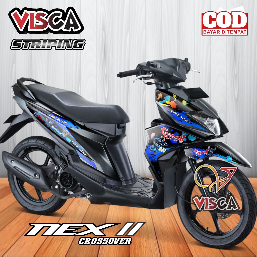 Jual Stiker Striping Suzuki Nex 2 Crossover Variasi Stitch | Shopee ...