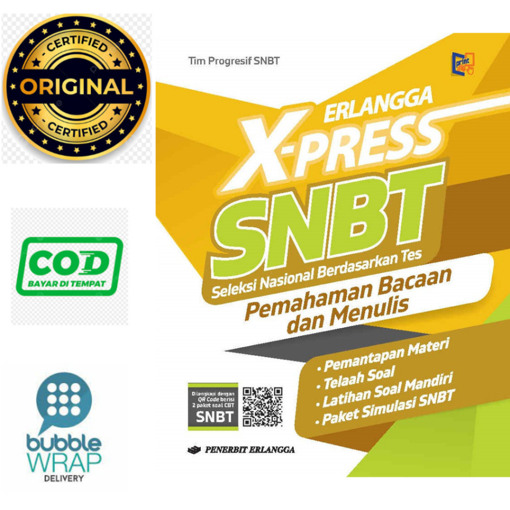 Jual BUKU ERLANGGA X-PRESS SNBT: PEMAHAMAN BACAAN & MENULIS | Shopee ...
