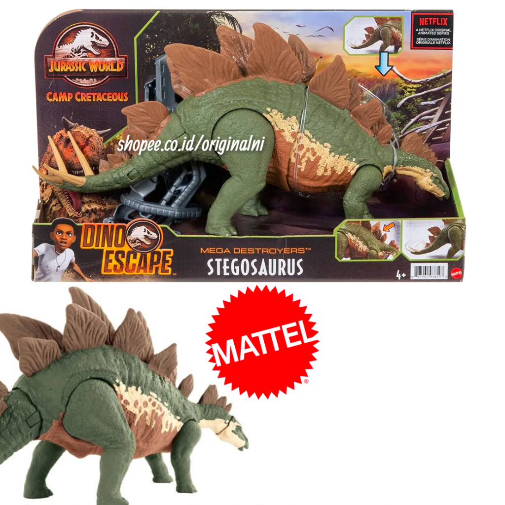 Jual Jurassic World Stegosaurus Figure Mega Destroyers Gwd60 Original ...