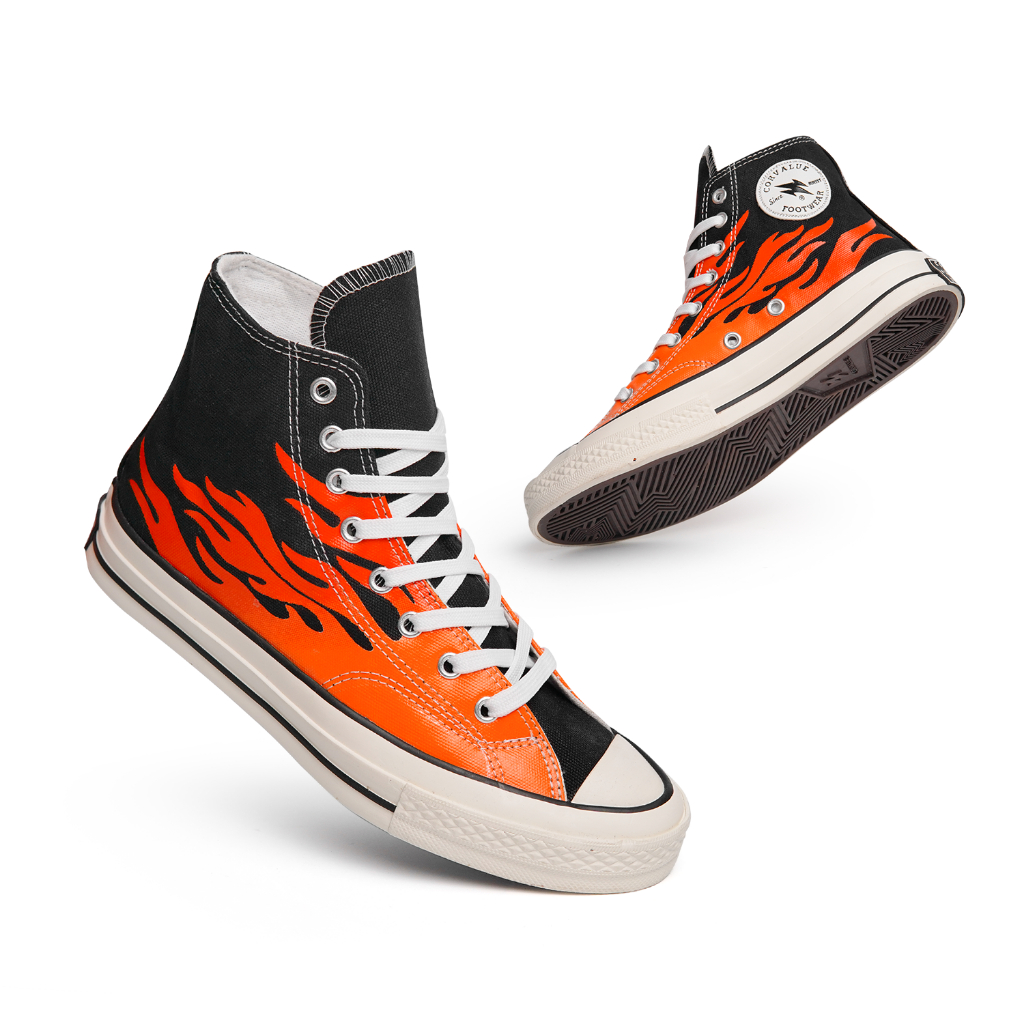Jual SEPATU CORVALUE FOOTWEAR 87s HIGH FLAME BRAND LOKAL | Shopee Indonesia