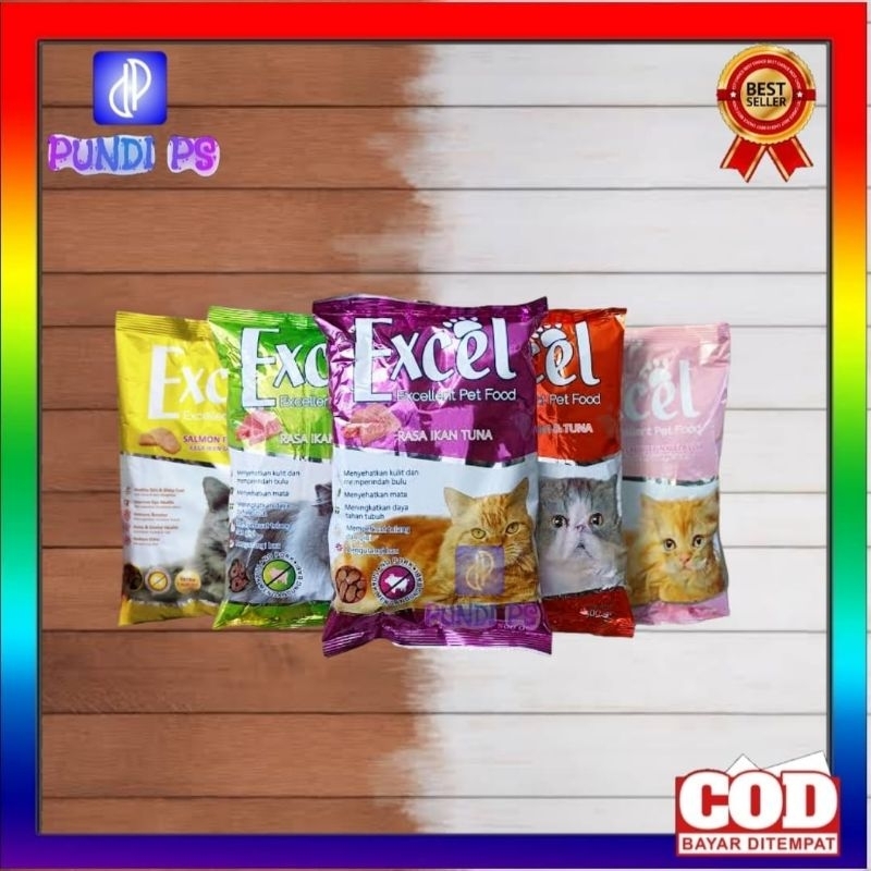 Jual EXCEL Cat Food Freshpack 500gram makanan kucing EXCEL 500 gram ...
