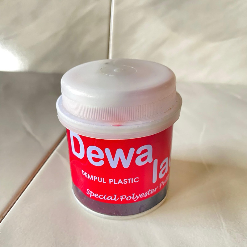 Jual dempul mobil/ motor/ mebel Dewalac 1/4 kg 250 gr/ dempul besi ...