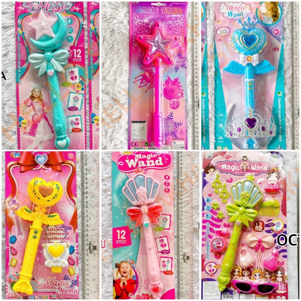 Jual (PRODUK BER-SNI) MAINAN TONGKAT PERI MAGIC WAND DIGOYANG NYALA ...