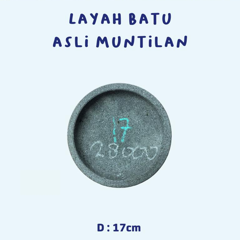 Jual LAYAH BATU ULEKAN BUMBU MASAK COBEK COWEK BATU ASLI MUNTILAN ...