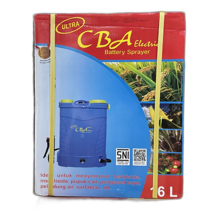 Jual TANGKI CBA ELEKTRIK ULTRA 16 L TYPE 3/BATTERY SPRAYER SNI ...