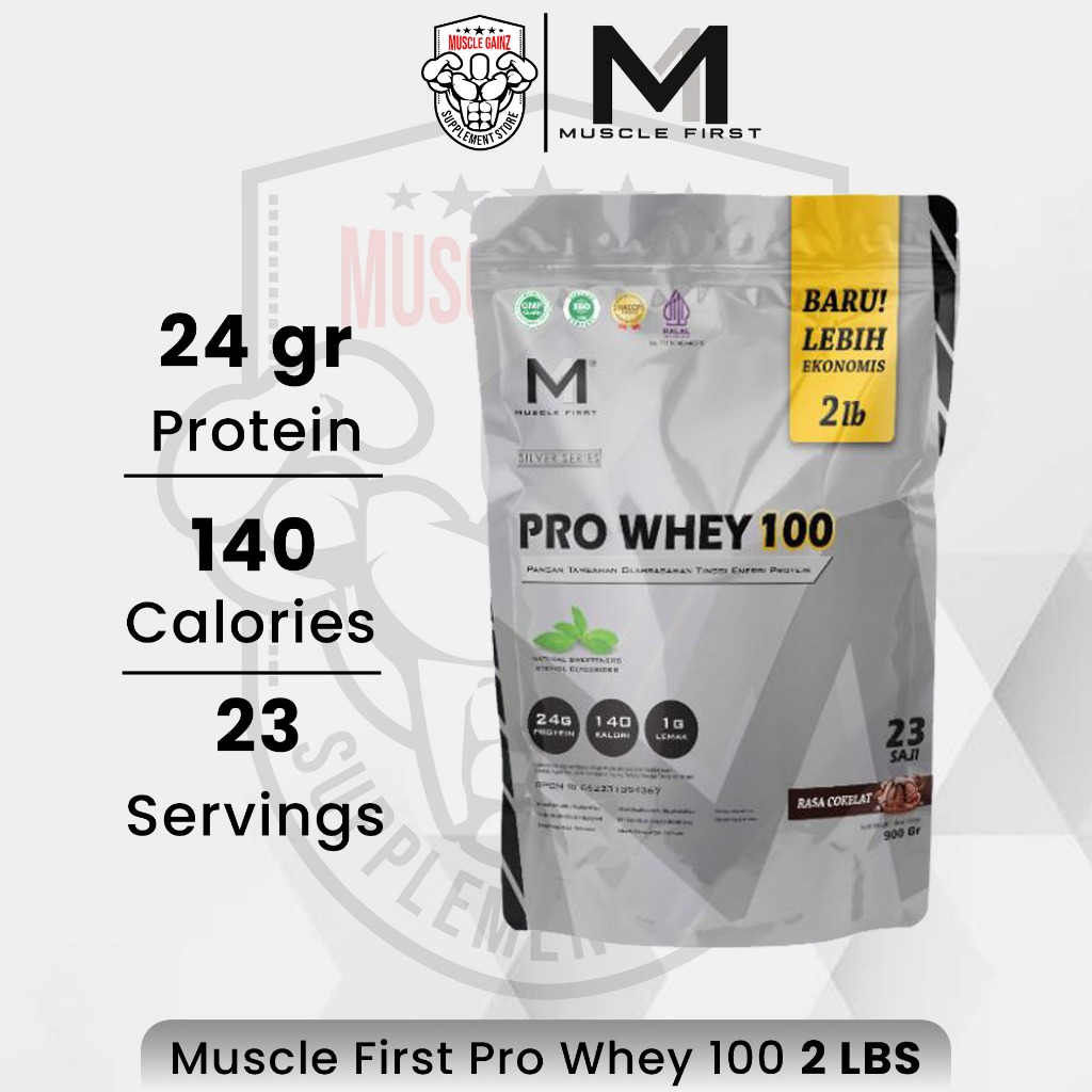 Jual M1 Pro Whey Prowhey 100 Whey Protein Muscle First 2lbs Whey Blend ...