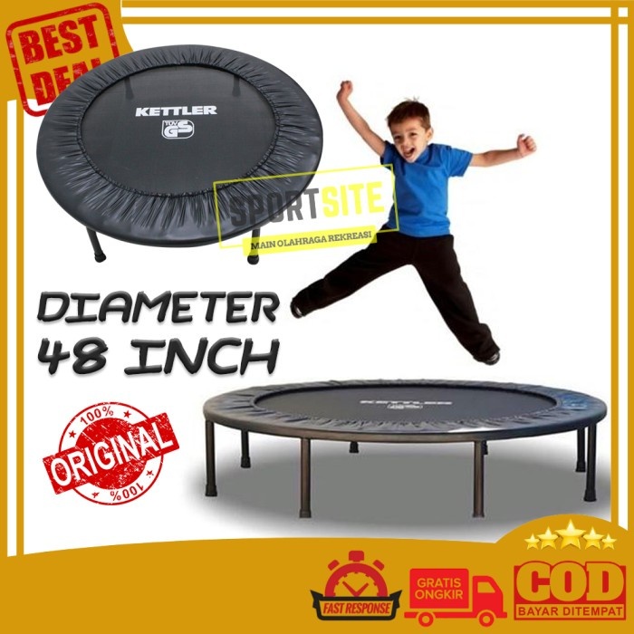 Jual Trampoline Kettler 60 Inch Alat Olahraga Lompat Anak Gym Fitness Jump | Shopee Indonesia