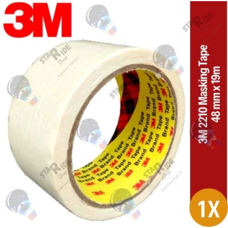 Jual Lakban Kertas 3M Masking 2200 Besar 48MM X 19 MM, 2inch | Shopee ...