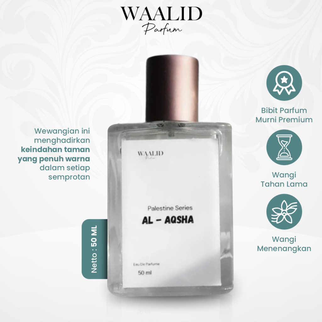 Jual Parfum Wanita Waalid Parfume Al Aqsha Palestine Series EDP 50 Ml ...