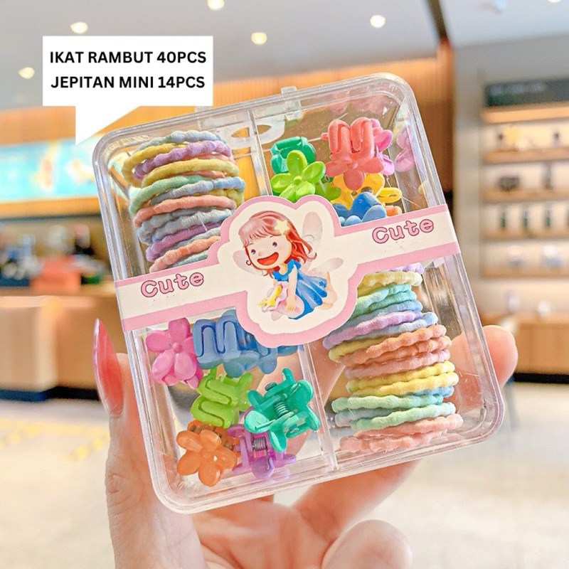 Jual FREE BOX - AKSESORIS RAMBUT SET ANAK MODEL KOREAN / KUNCIRAN ...