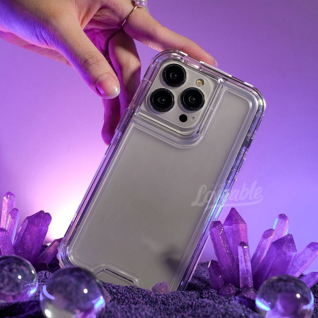 Jual LOVEABLE Newest Translucent 3 in 1 Case - Hardcase/Cashing HP For ...