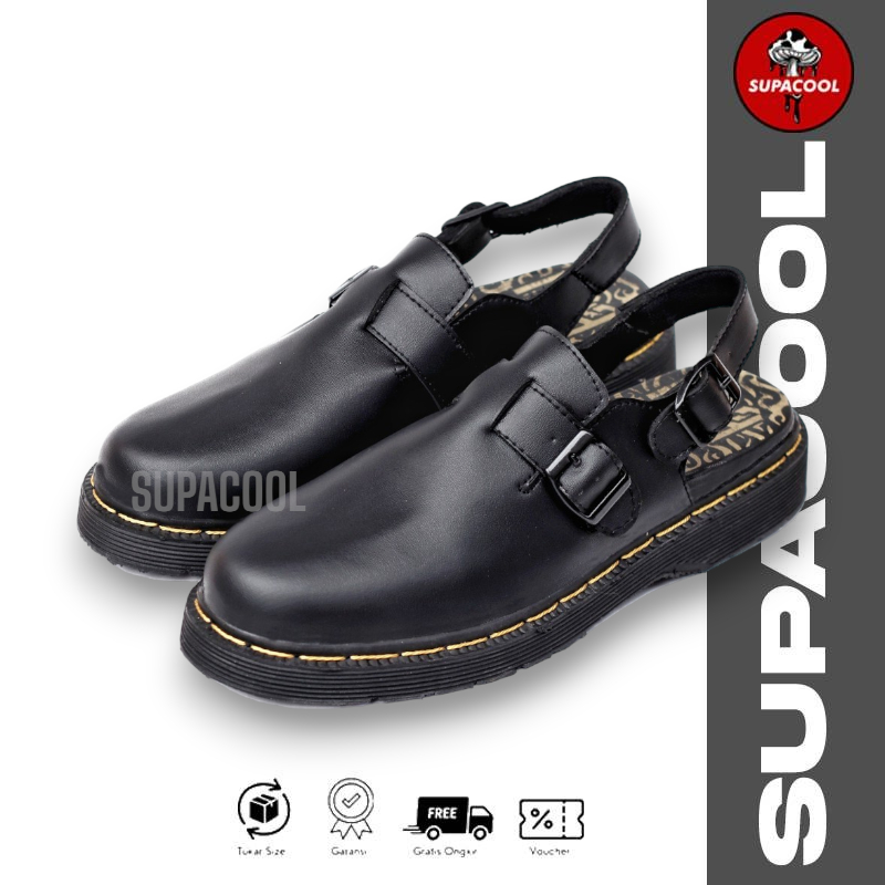 Jual Supacool BOSTON Black - Sepatu Sandal Casual Pria Bustong Sandal ...