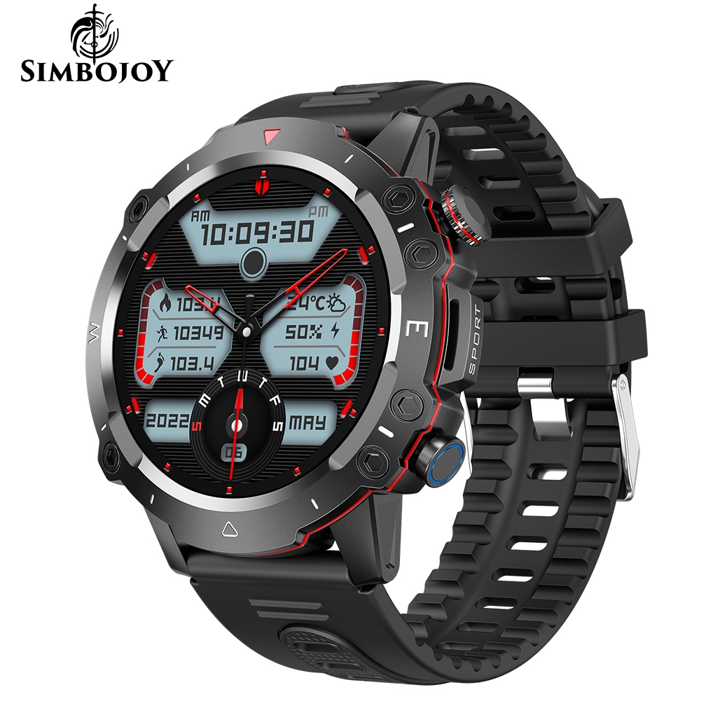Jual Simbojoy SmartWatch ZW48 Anti Air Cahaya Led Layar Terang 1.28 ...
