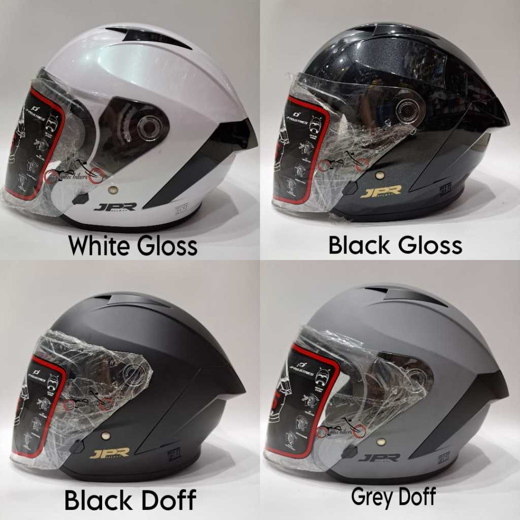 Jual HELM JPR RR15 SOLID ORIGINAL HALF FACE | Shopee Indonesia