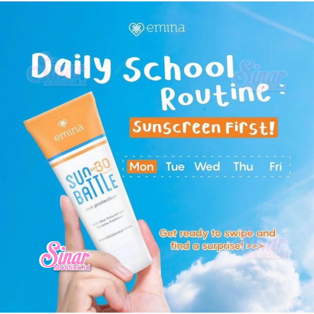 Jual Emina Sun Protection SPF30 Sunscreen 60 ml | Shopee Indonesia