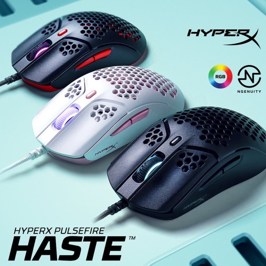 Jual HyperX Pulsefire Haste Mouse Gaming Lightweight RGB Macro 6 button ...