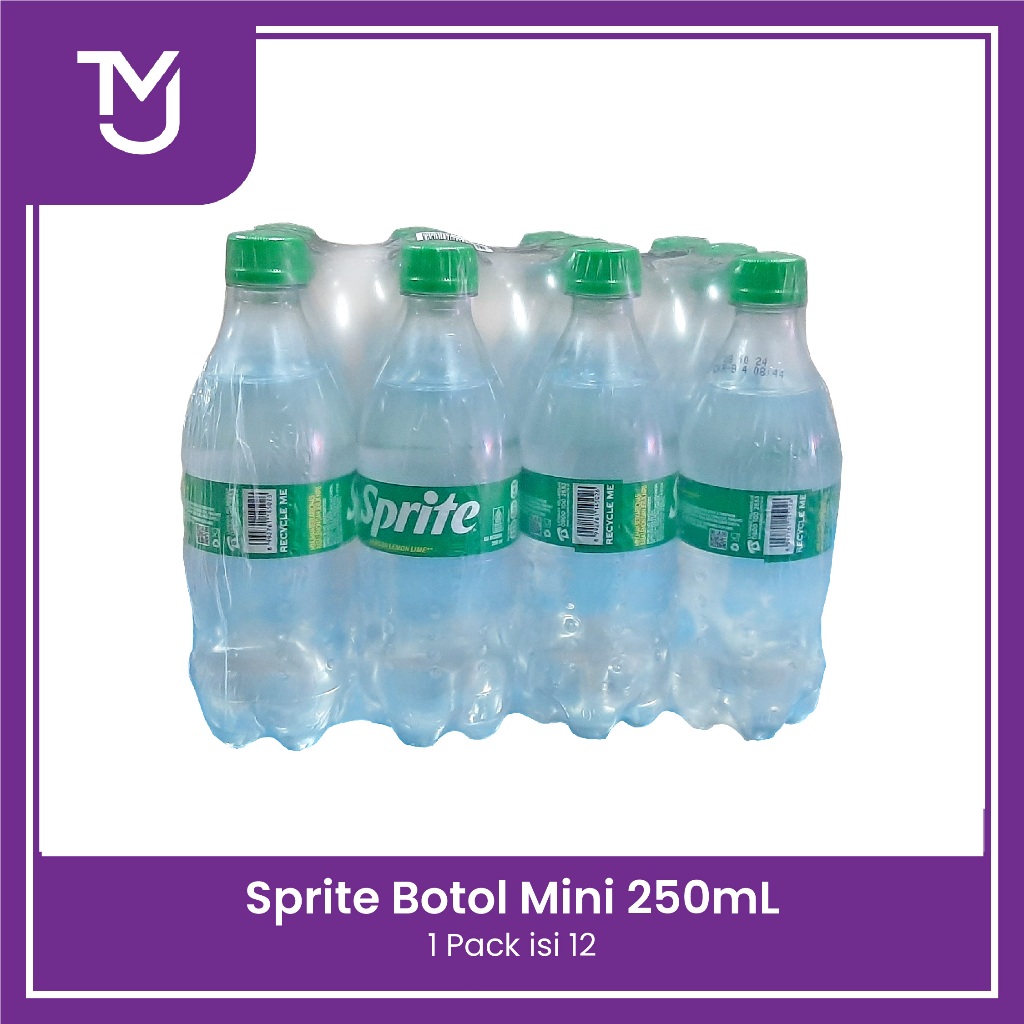 Jual Sprite 250ml botol mini 1 pack isi 12 pcs | Shopee Indonesia