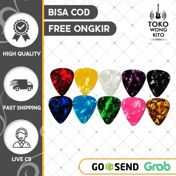 Jual Pick Gitar Pik Gitar Akustik Klasik Elektrik Spectrum Color ...
