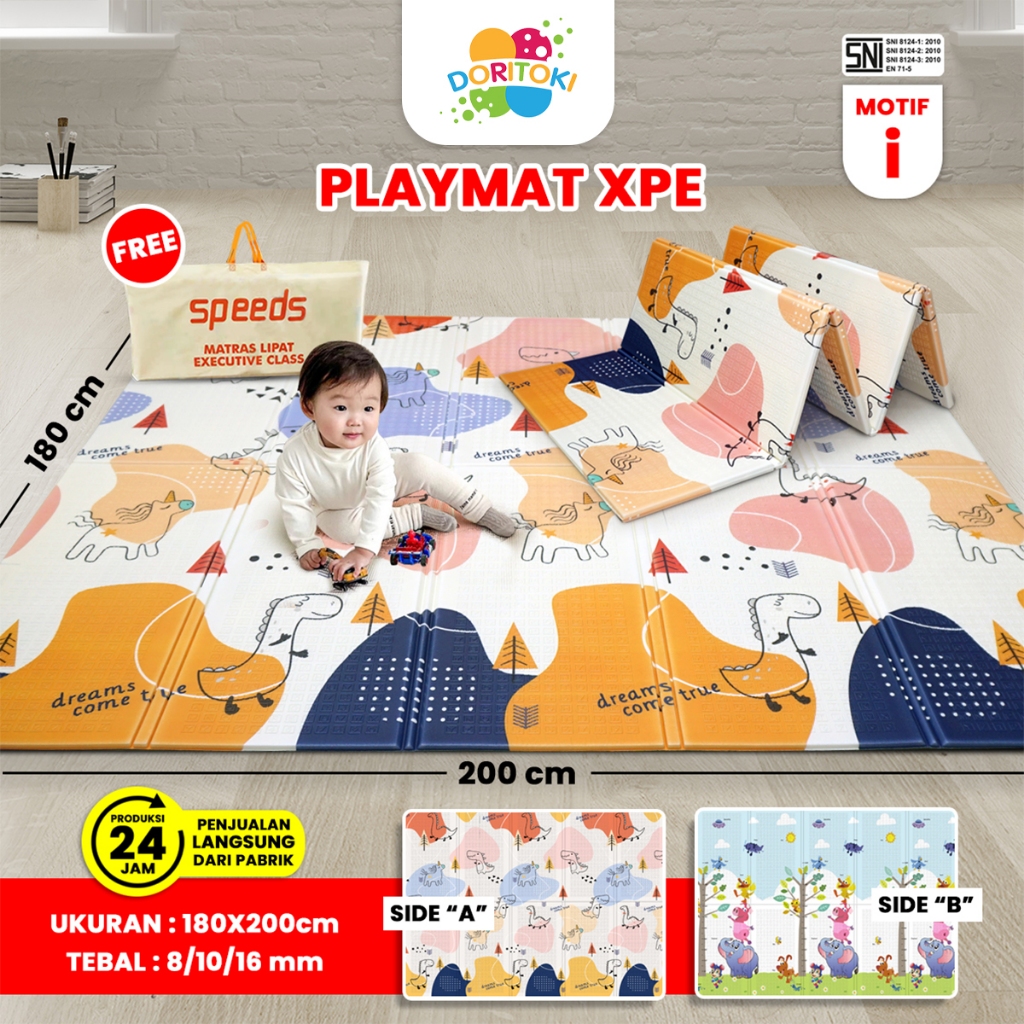 Jual Doritoki SNI i Playmat Bayi Karpet Lipat Playmat Foldable Bayi ...
