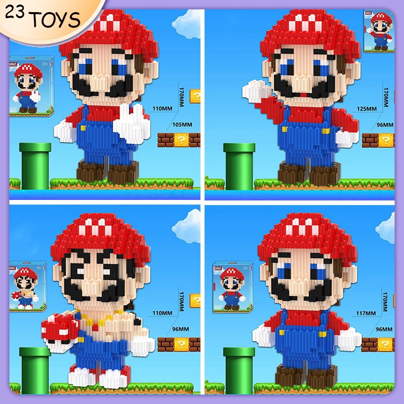 Jual 23 toys Mainan Mario Nano Blocks DIY Karakter Kartun Hadiah Kado ...